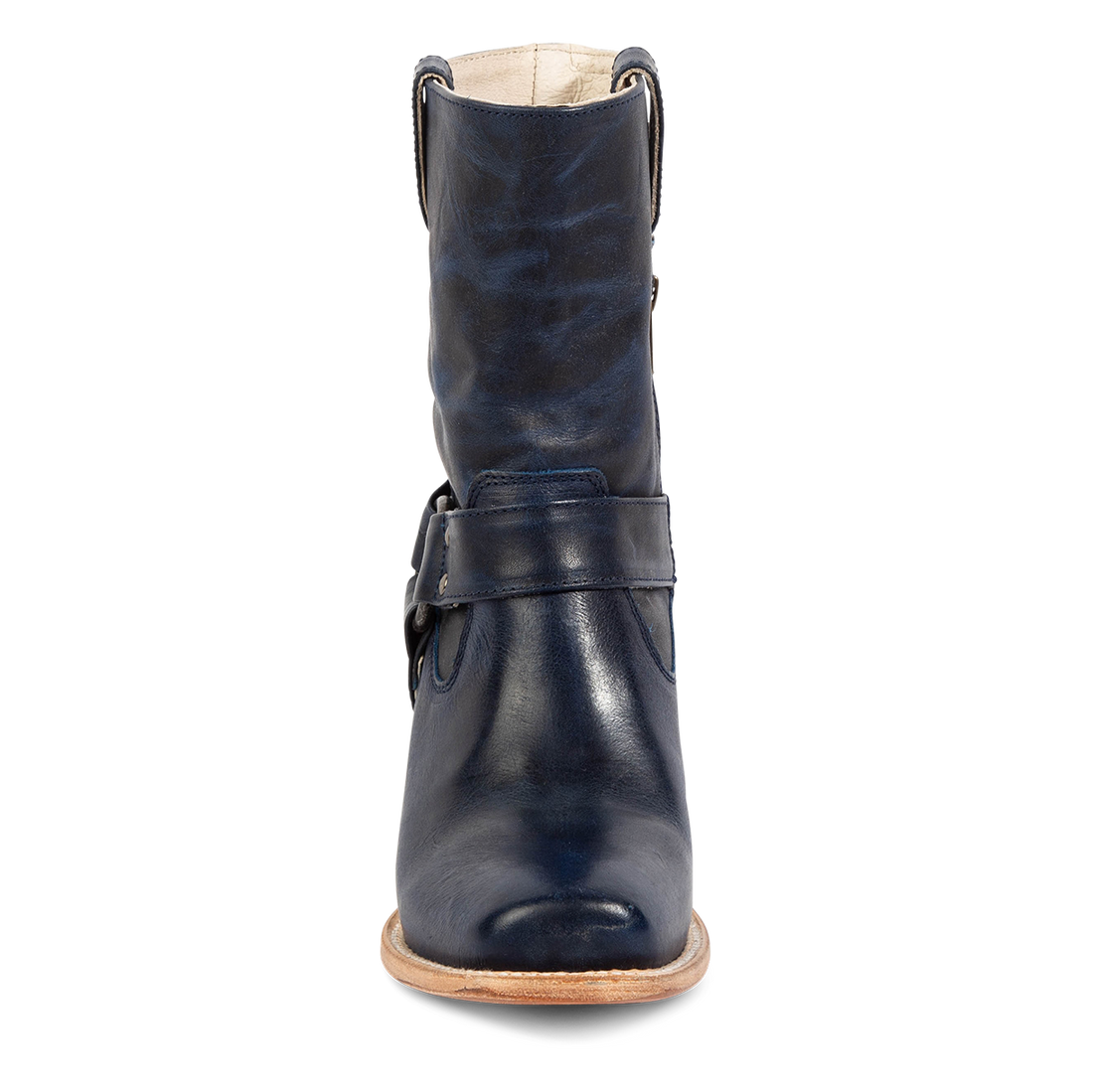 DARCY Leather Boots Blue | Freebird Stores | Shop Blue Leather Ankle ...