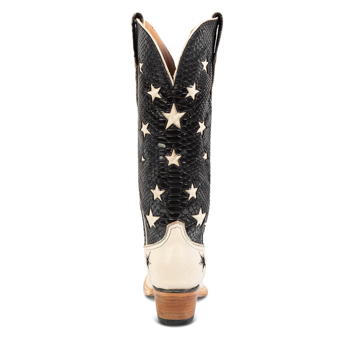 STARZZ Women's Star Inlay Western Boots Black | Freebird Stores | Shop ...