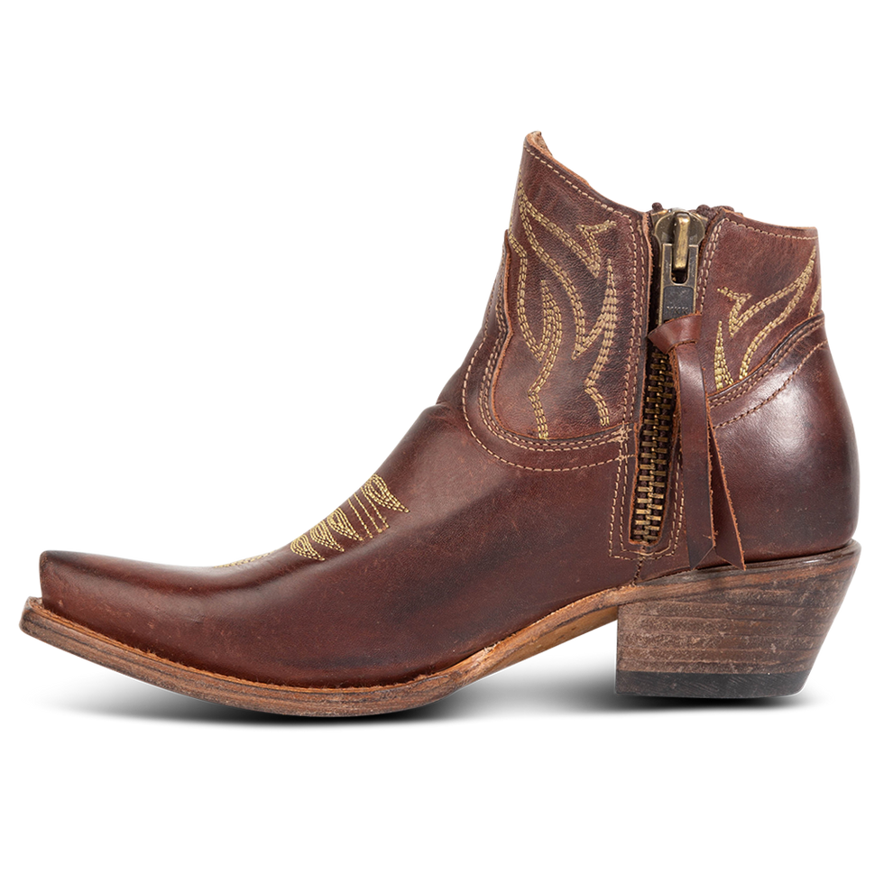 WOLFIE Women's Leather Booties Cognac | Freebird Stores | Shop Women's ...